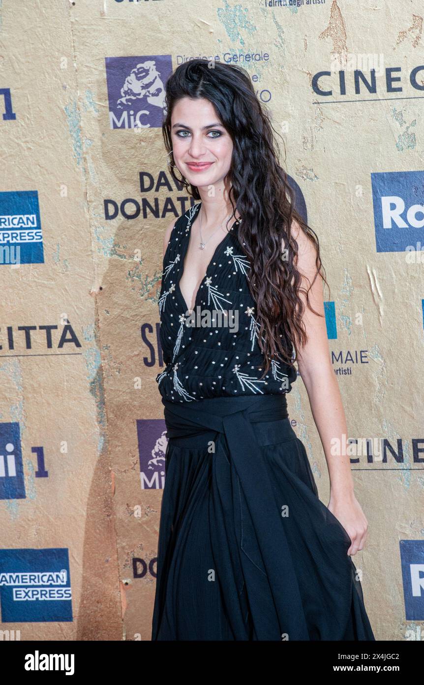 Roma, Italia. 03rd May, 2024. I David di Donatello Red Carpet. Nella ...