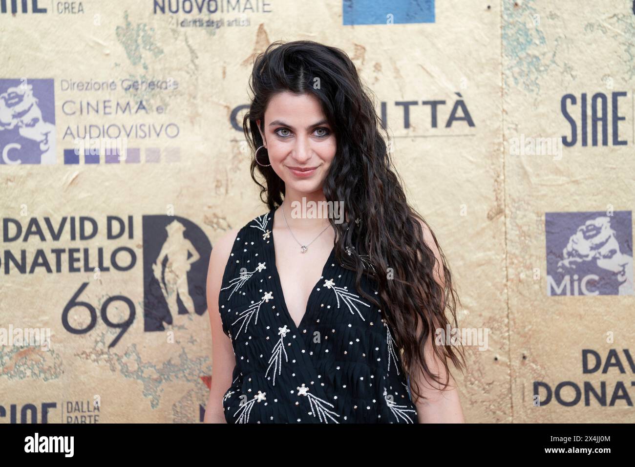 Rome, Italy, May 03, 2024 - Fotini Peluso attends at red carpet during ...