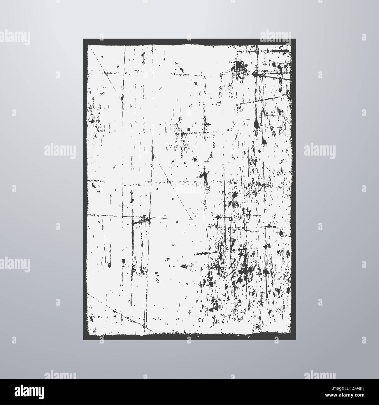 Simple frame with grunge texture style Stock Vector Image & Art - Alamy