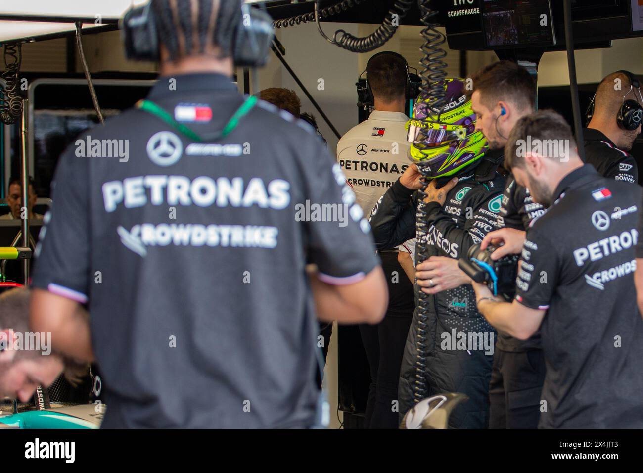 Miami Gardens, FL, USA. 3rd May 2024. Sprint Qualifying. Paddock & Team ...