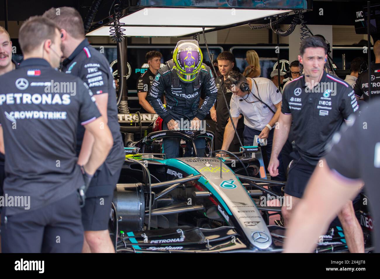 Miami Gardens, FL, USA. 3rd May 2024. Sprint Qualifying. Paddock & Team ...