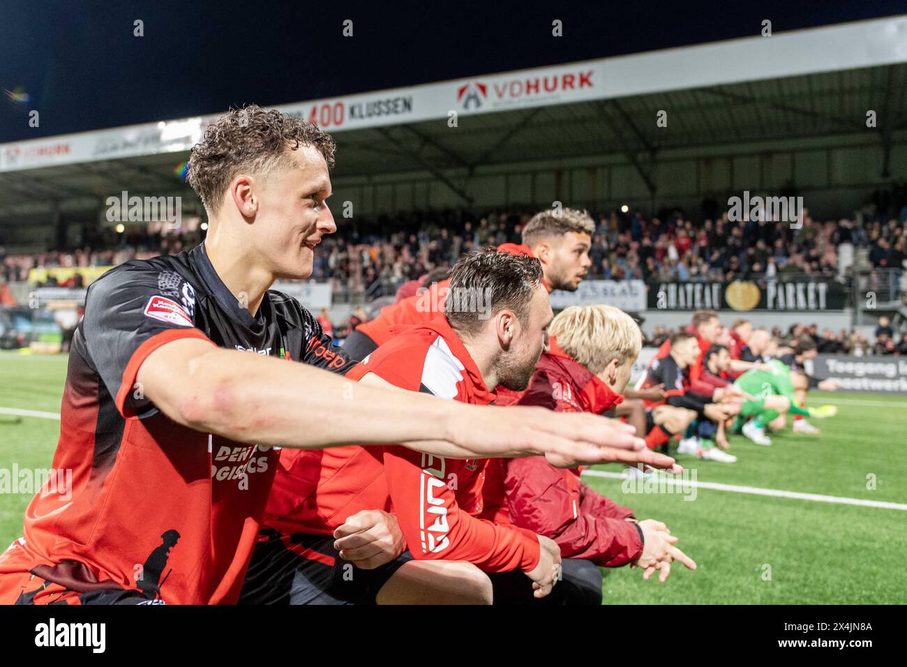HELMOND, 03-05-2024, GS Staalwerken Stadium, Dutch Keukenkampioendivisie, Football season 2023/ ...