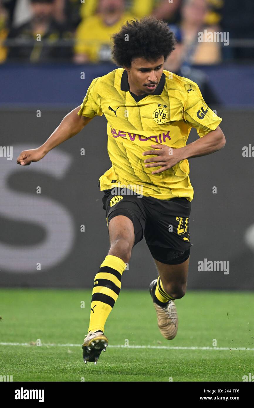 DORTMUND - Karim Adeyemi of Borussia Dortmund during the UEFA Champions ...