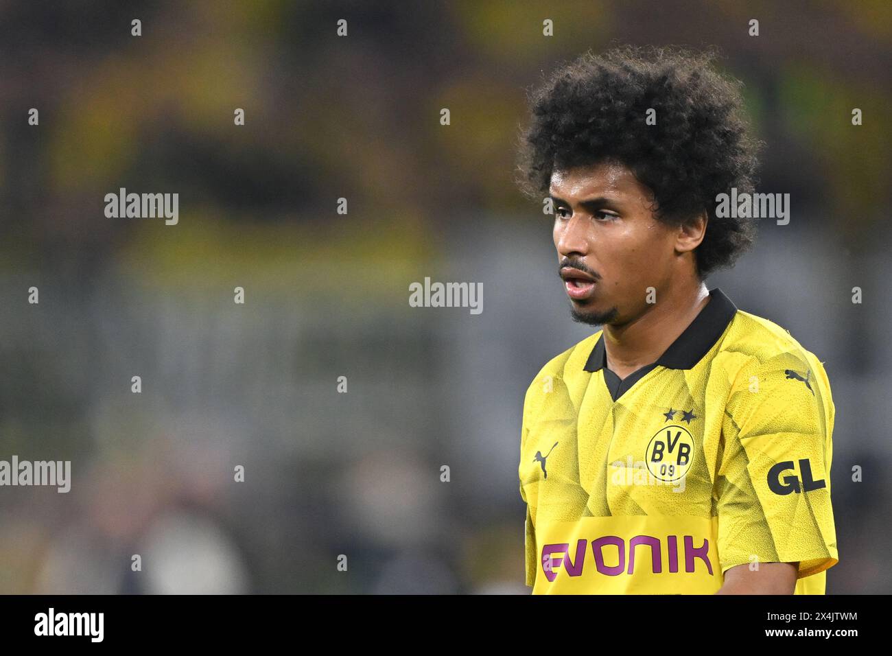 DORTMUND - Karim Adeyemi of Borussia Dortmund during the UEFA Champions ...