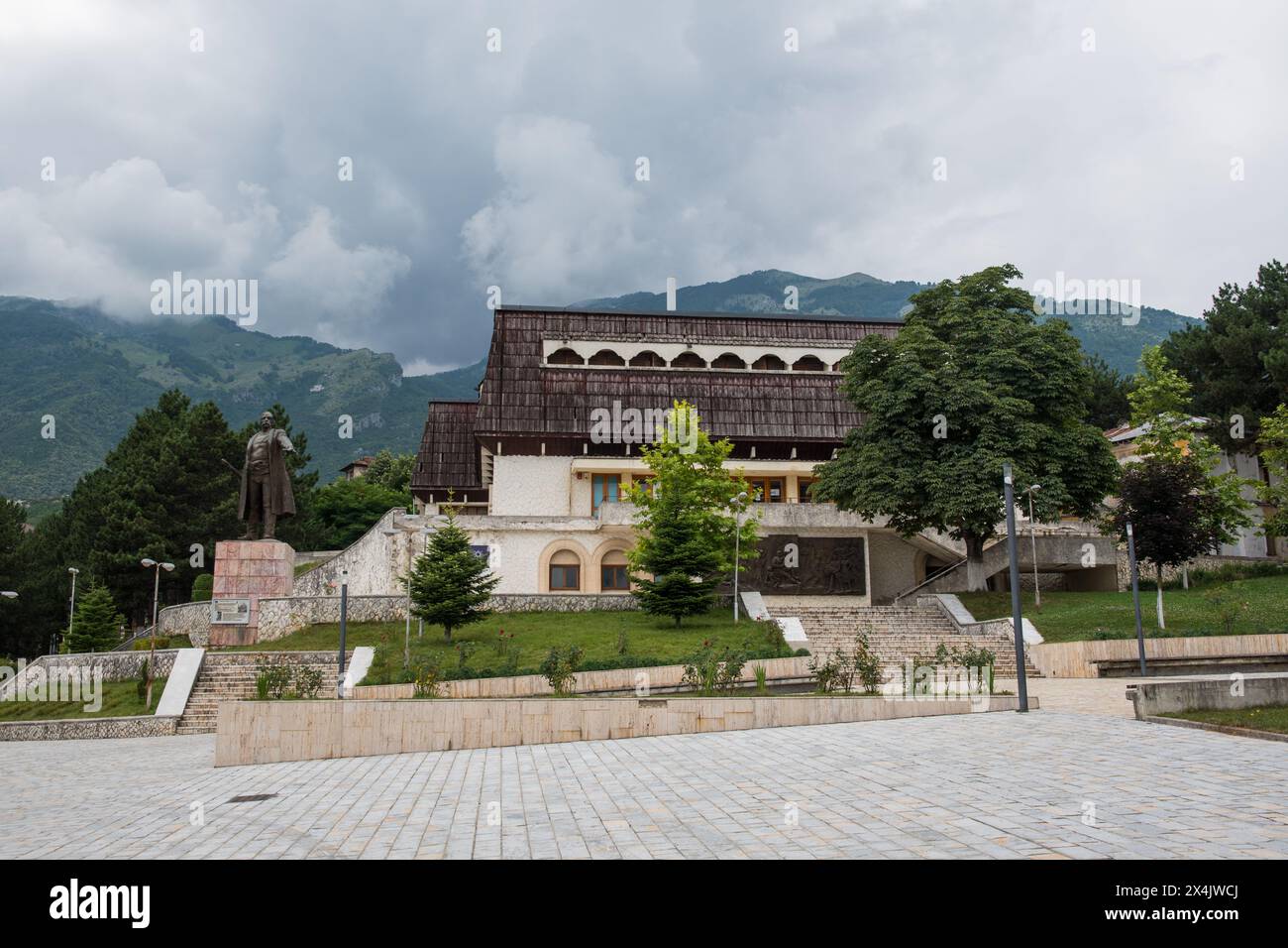 Bajram Curri, Albania - July 2. 2023: Bajram Curri History Museum in ...
