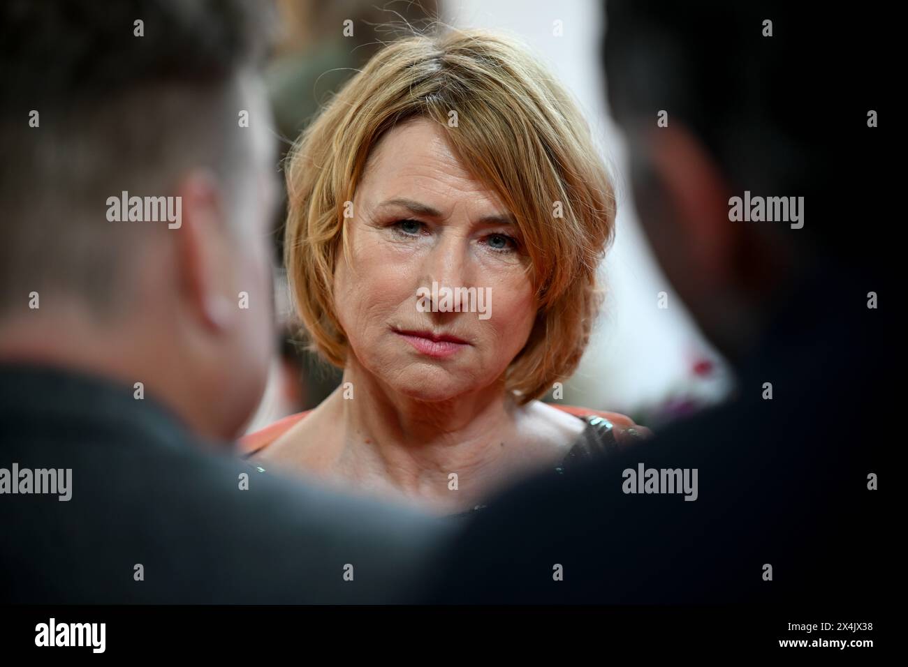 Berlin, Germany. 03rd May, 2024. Actress Corinna Harfouch attends the ...
