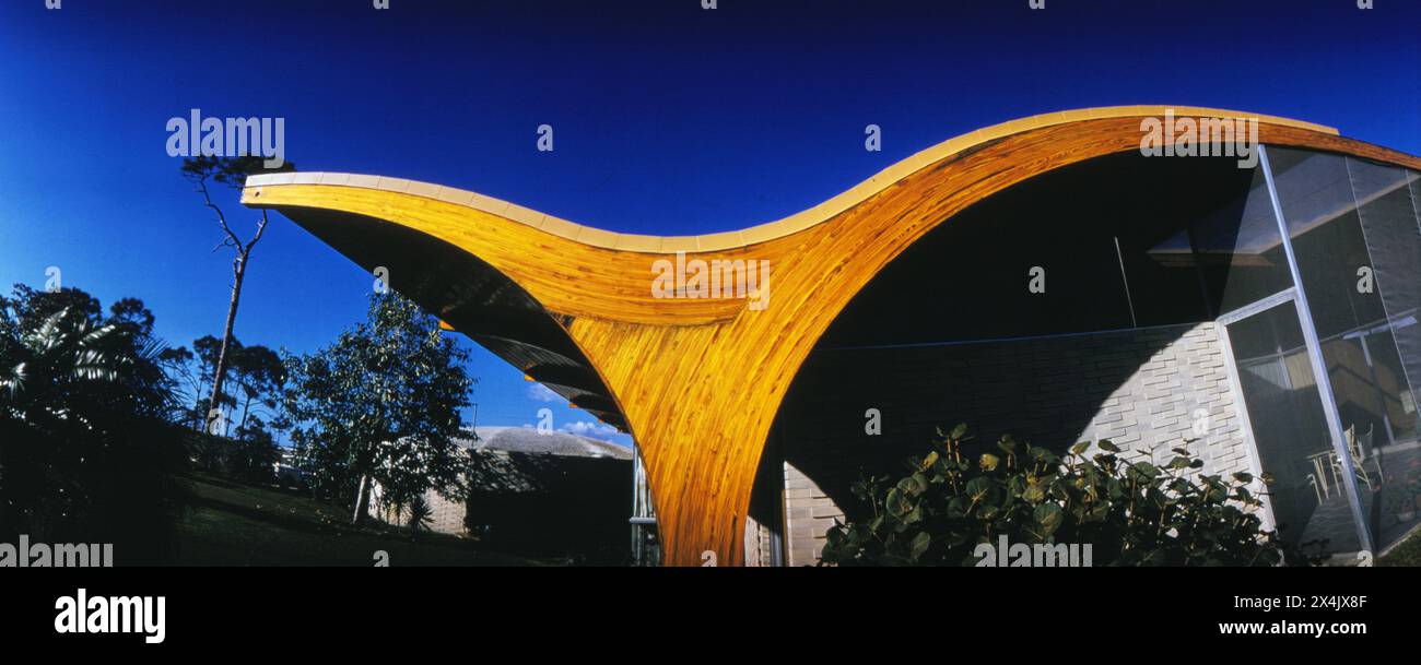 Detail of the exterior of the Herron House, designed by architect ...