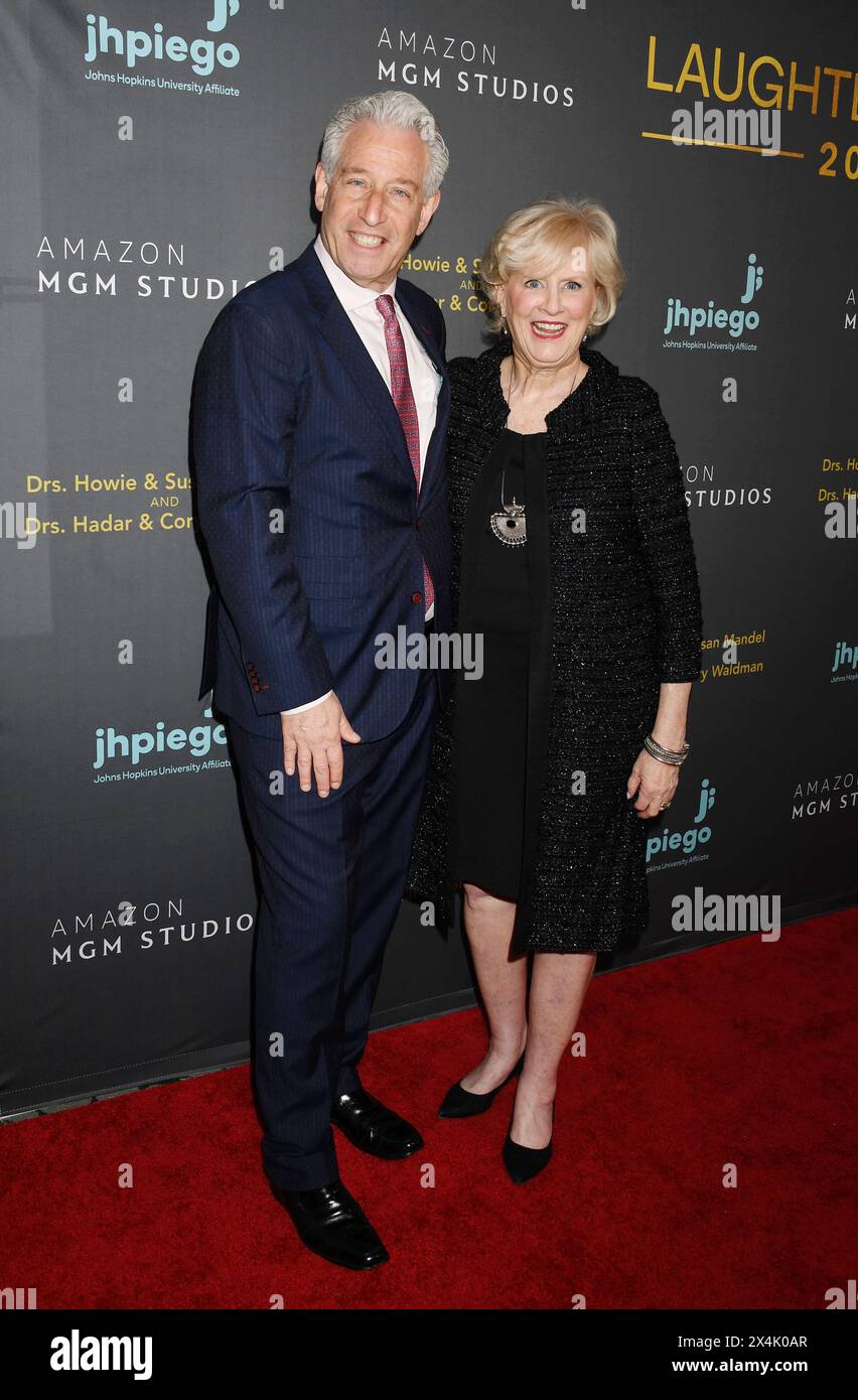 BEVERLY HILLS, CALIFORNIA - MAY 02: (L-R) Howard Mandel and Dr. Leslie ...