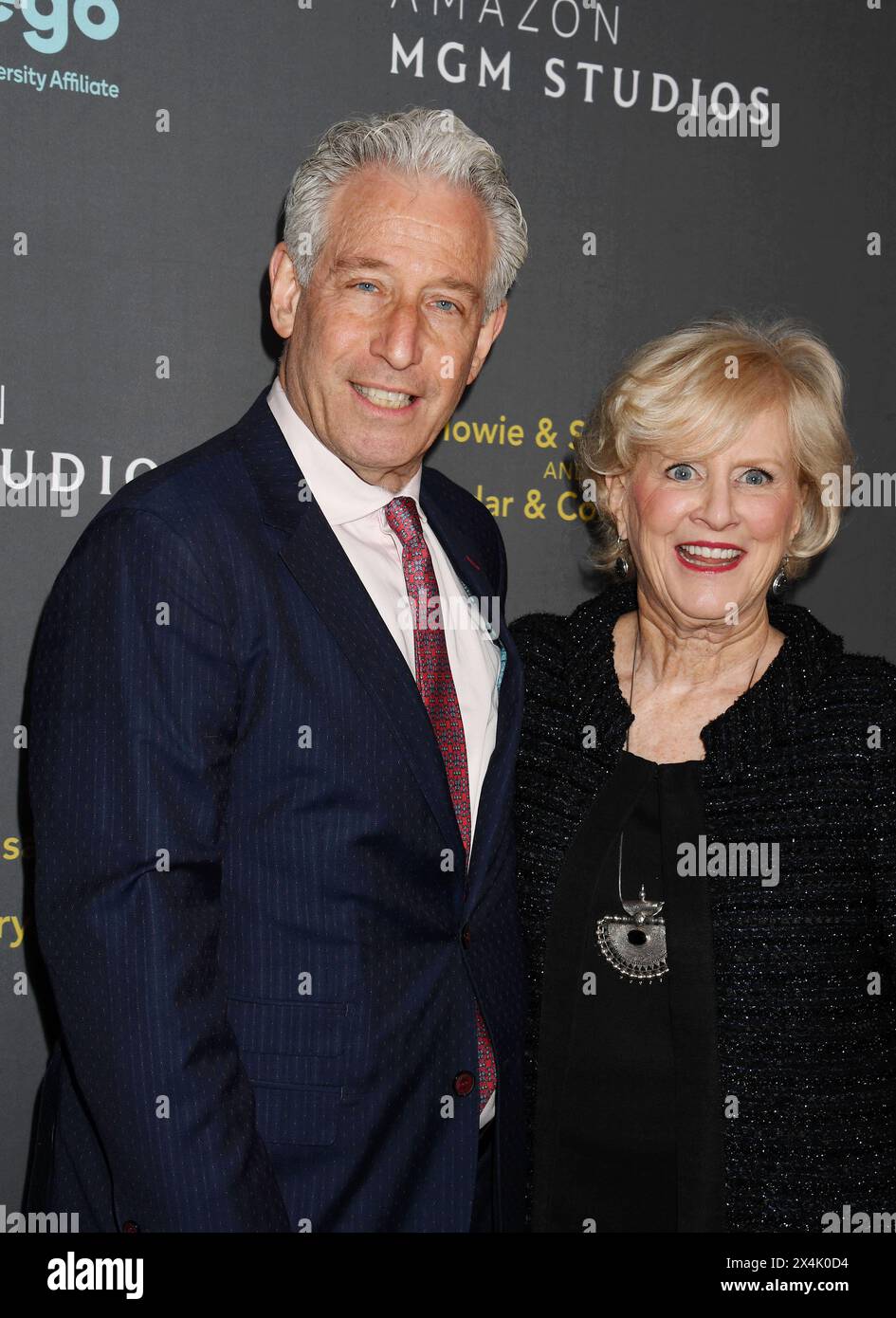 BEVERLY HILLS, CALIFORNIA - MAY 02: (L-R) Howard Mandel and Dr. Leslie ...