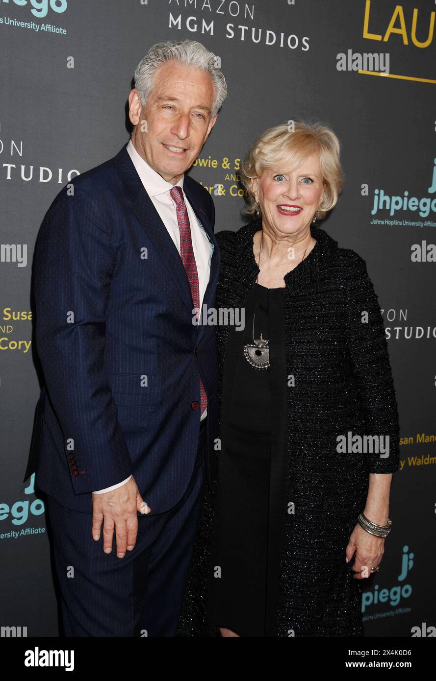 BEVERLY HILLS, CALIFORNIA - MAY 02: (L-R) Howard Mandel and Dr. Leslie ...