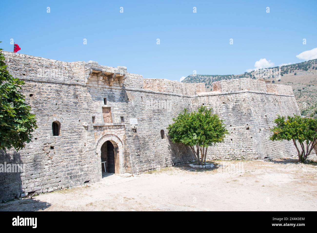 The castle of Porto Palermo on the Albanian Riviera Stock Photo - Alamy
