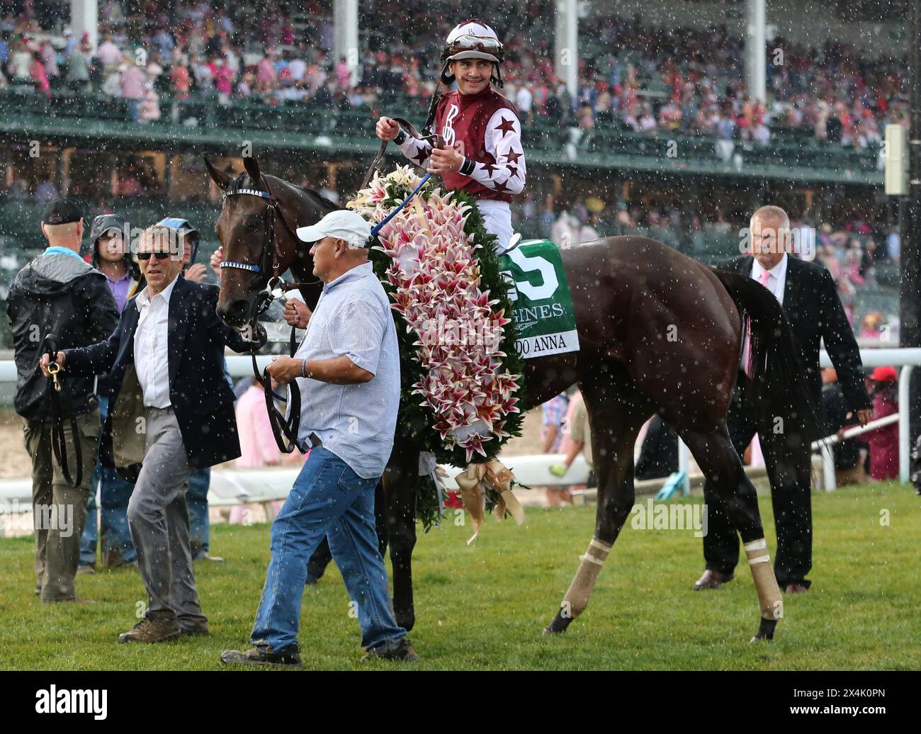 Louisville, United States. 02nd May, 2024. Jockey Brian Hernandez, Jr ...