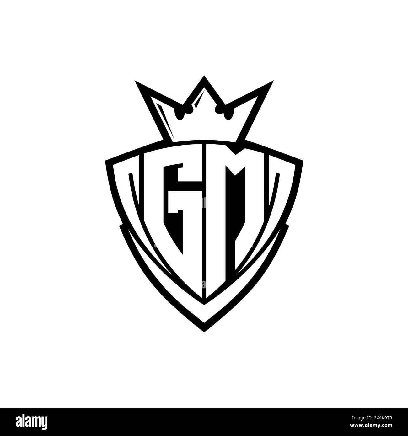 Gm triangle logo Black and White Stock Photos & Images - Alamy