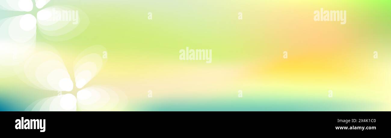 Spring banner background template with copy space Stock Vector Image ...