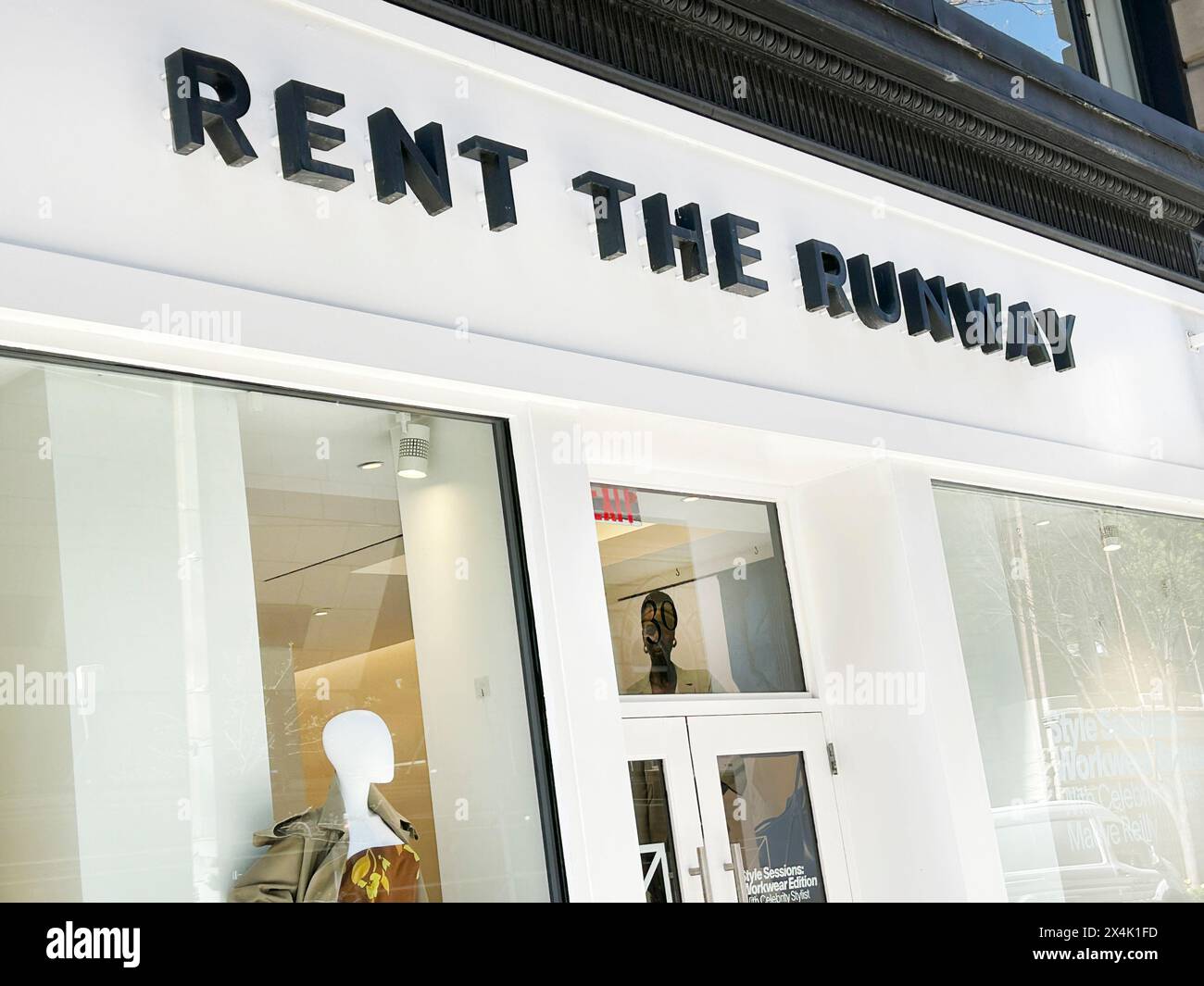 Rent The Runway retail store, building exterior, West 15th Street ...