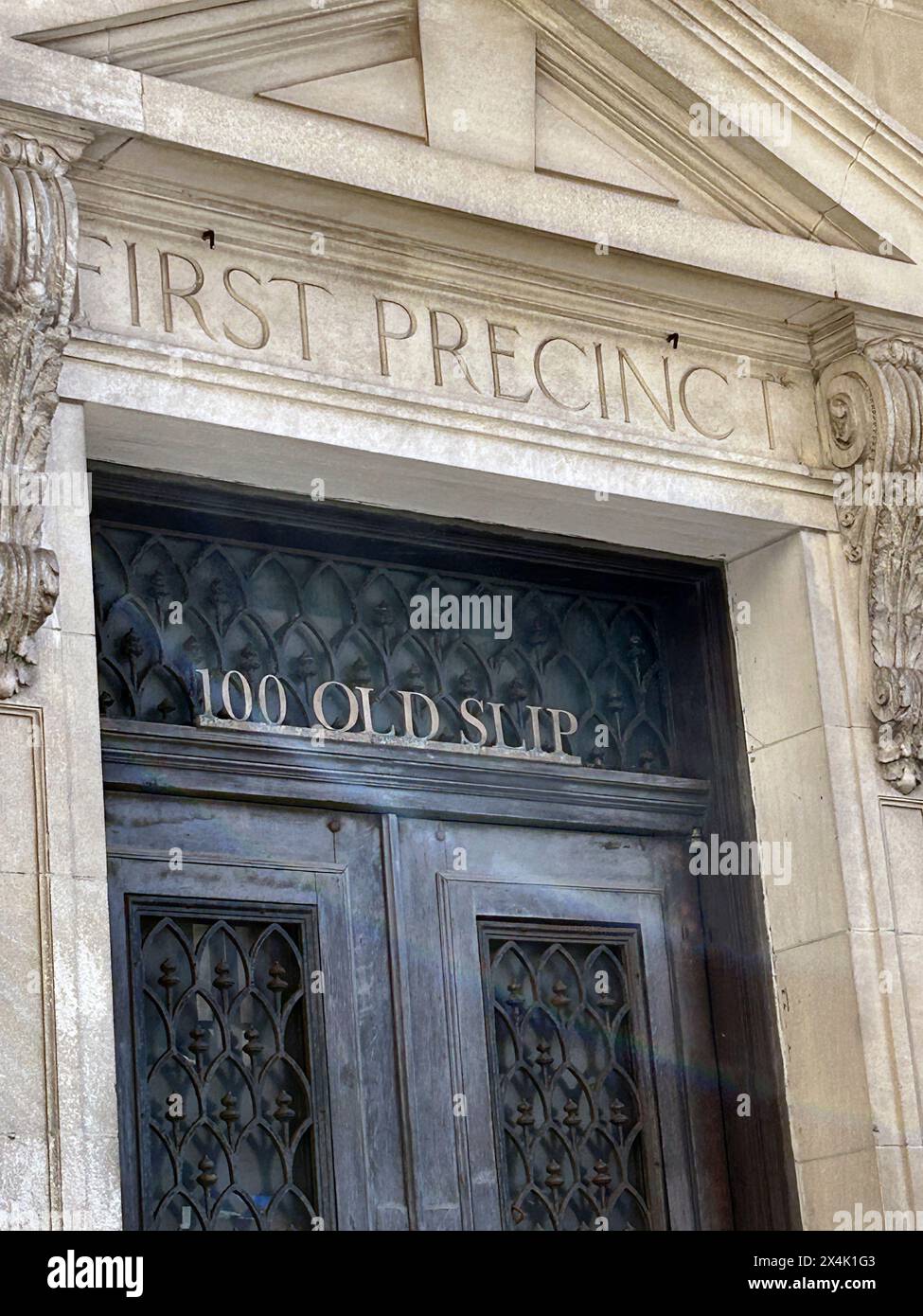 New York City Police Museum, building exterior detail, 100 Old Slip ...