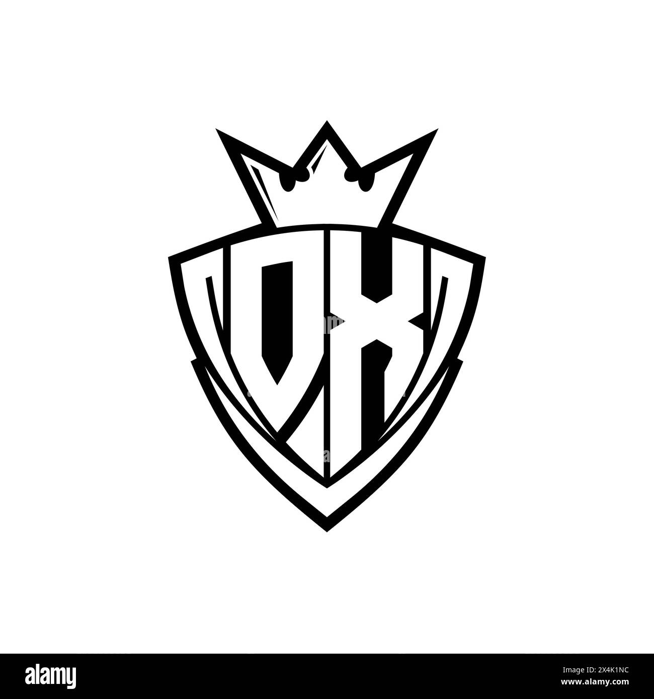 Ox illustration for logos Black and White Stock Photos & Images - Alamy