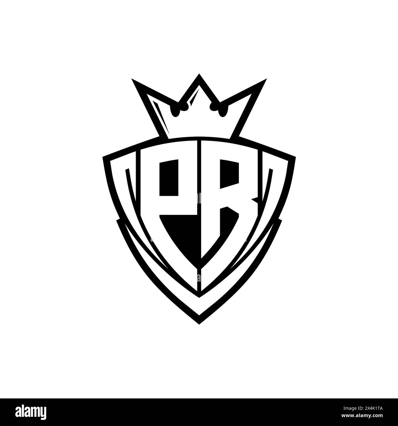 Pr logo Black and White Stock Photos & Images - Alamy