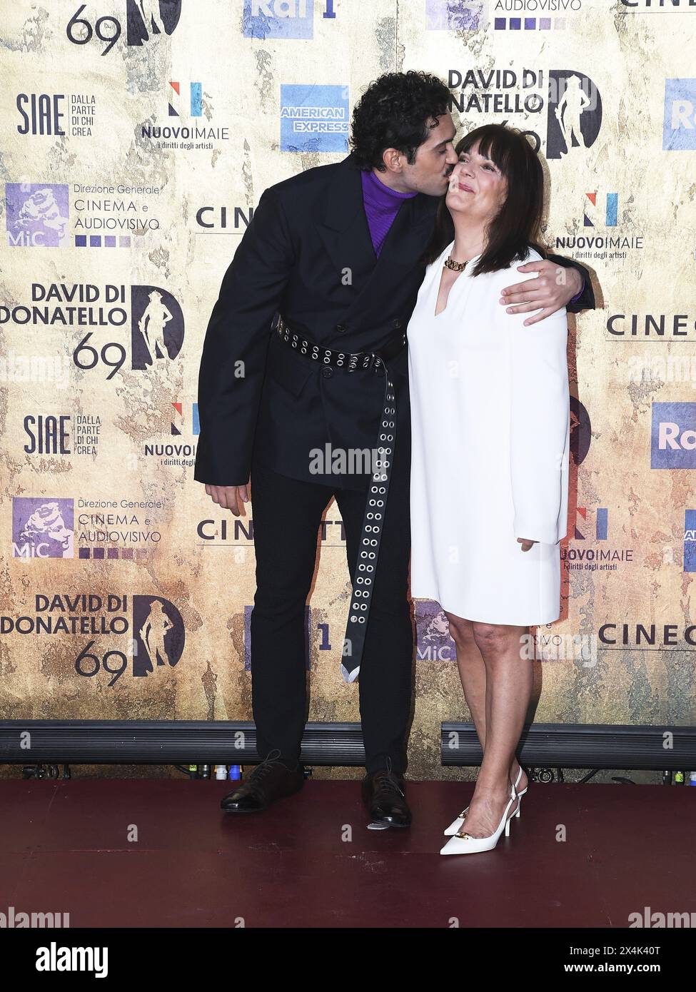 Rome, Italy. 03rd May, 2024. Rome, 69 David di Donatello red carpet ...