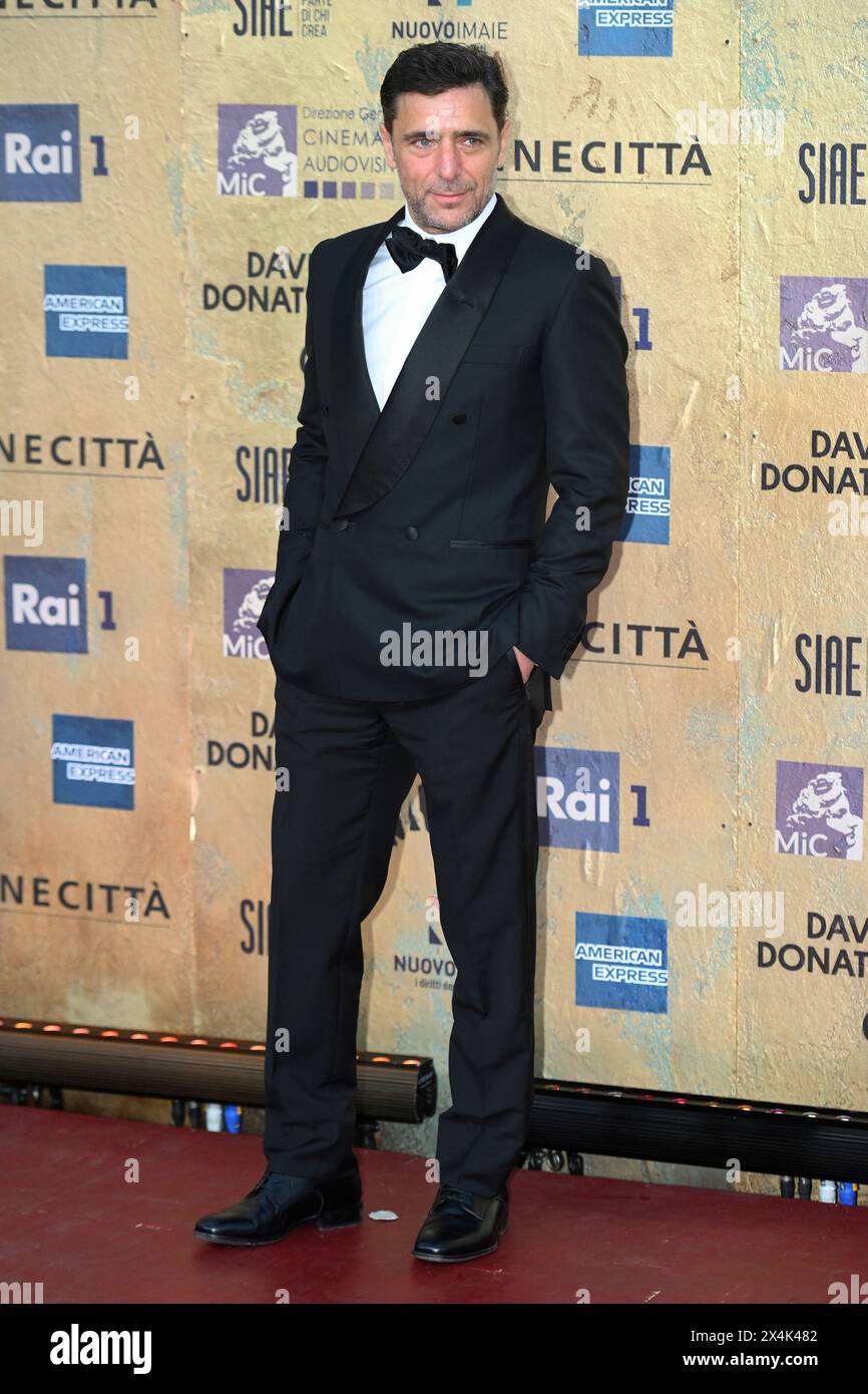 Rome, Italy. 03rd May, 2024. Actor Adriano Giannini attends the photocall of the 69th italian ...