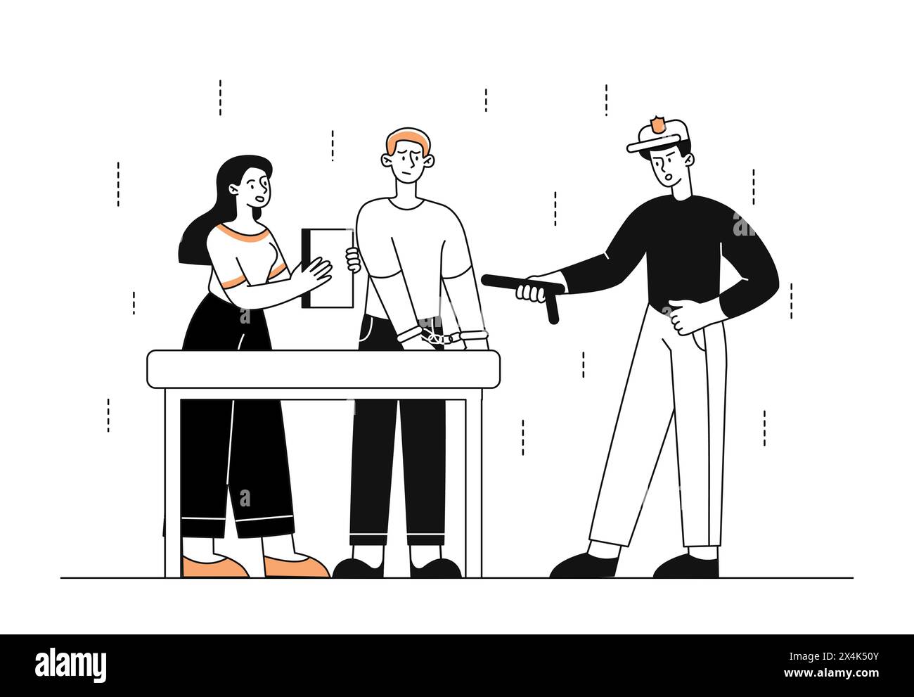 Jury court room Stock Vector Images - Alamy