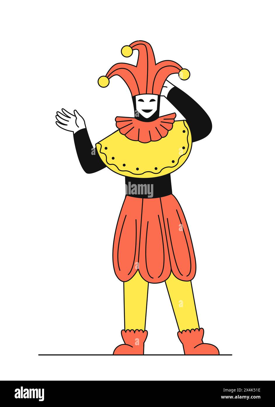 Ancient masquerade character vector simple Stock Vector Image & Art - Alamy