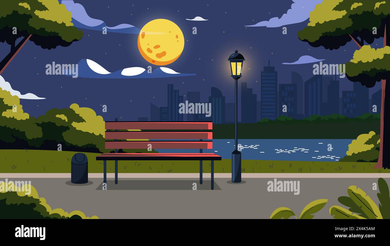 Garden lantern night Stock Vector Images - Alamy