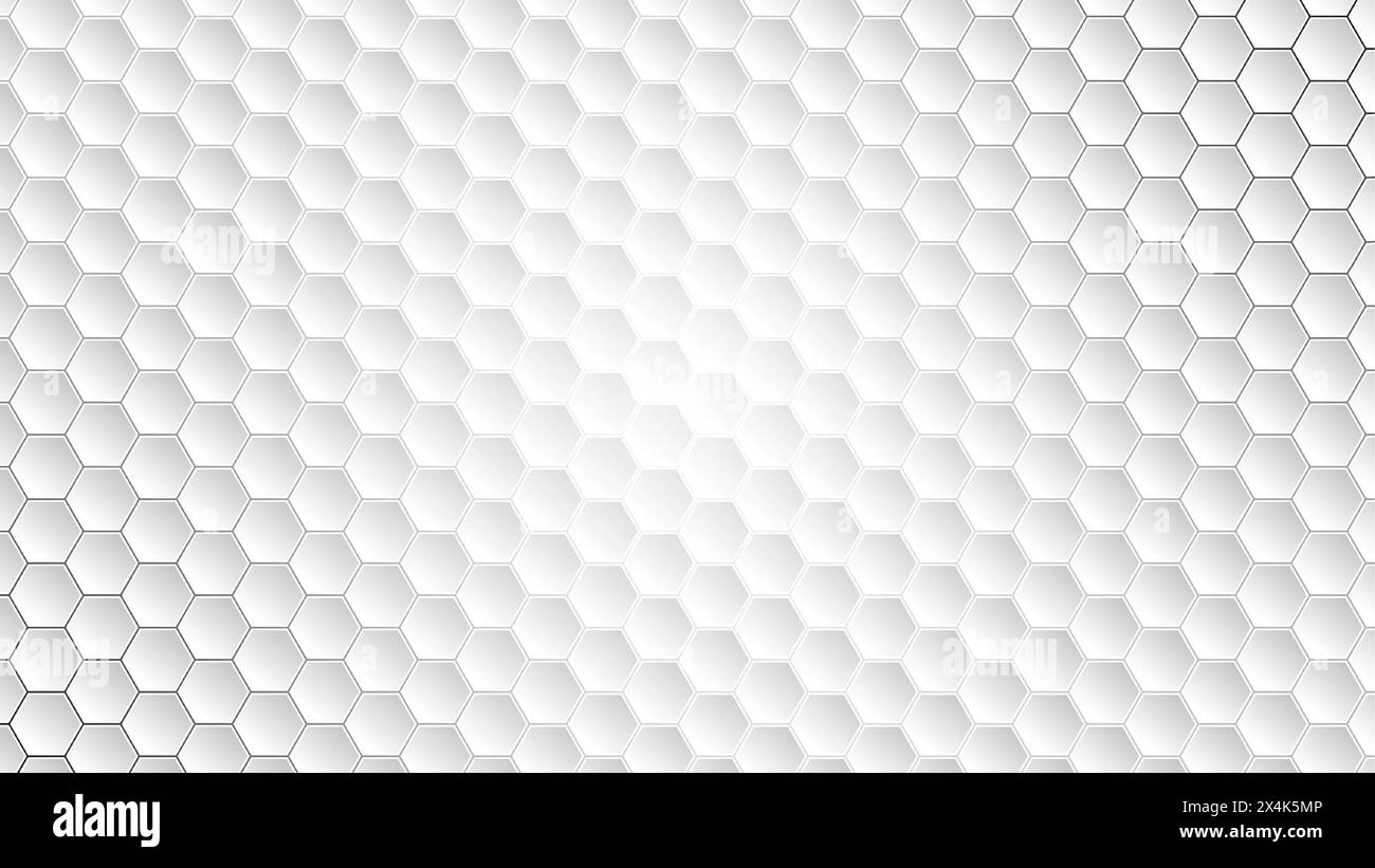Abstract Hexagon Background Design, White Hexagon Vector Wallpaper ...