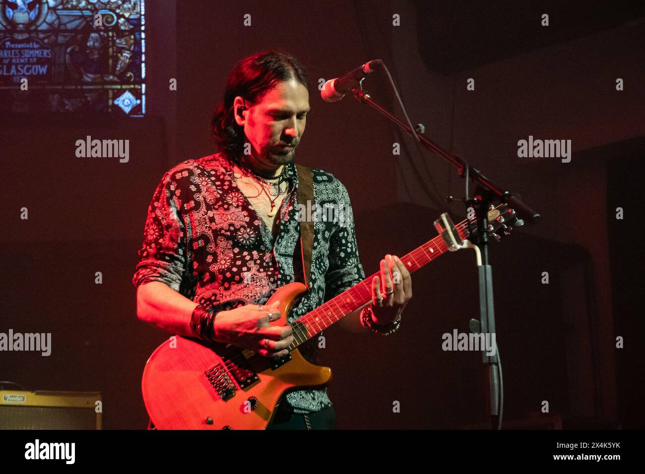 Aaron Bond Performing with When Rivers Meet at Saint Lukes in Glasgow on the 3rd May 2024 Stock ...