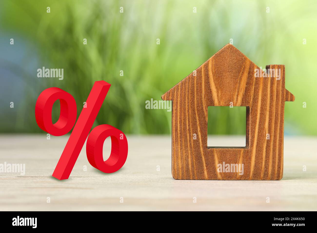 Wooden house percent home hi-res stock photography and images - Alamy