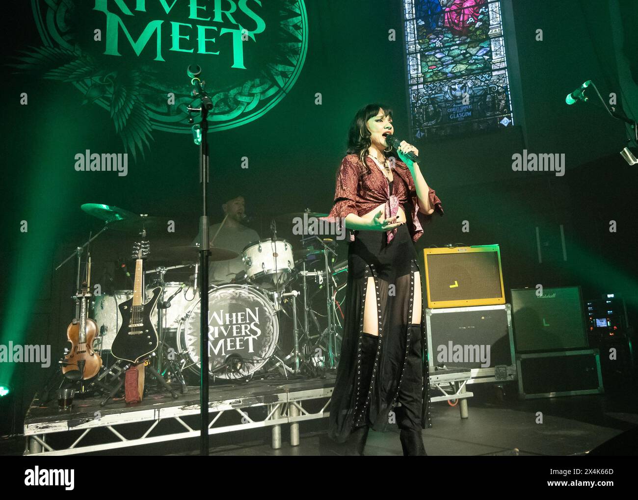 Grace Bond Performing with When Rivers Meet at Saint Lukes in Glasgow ...
