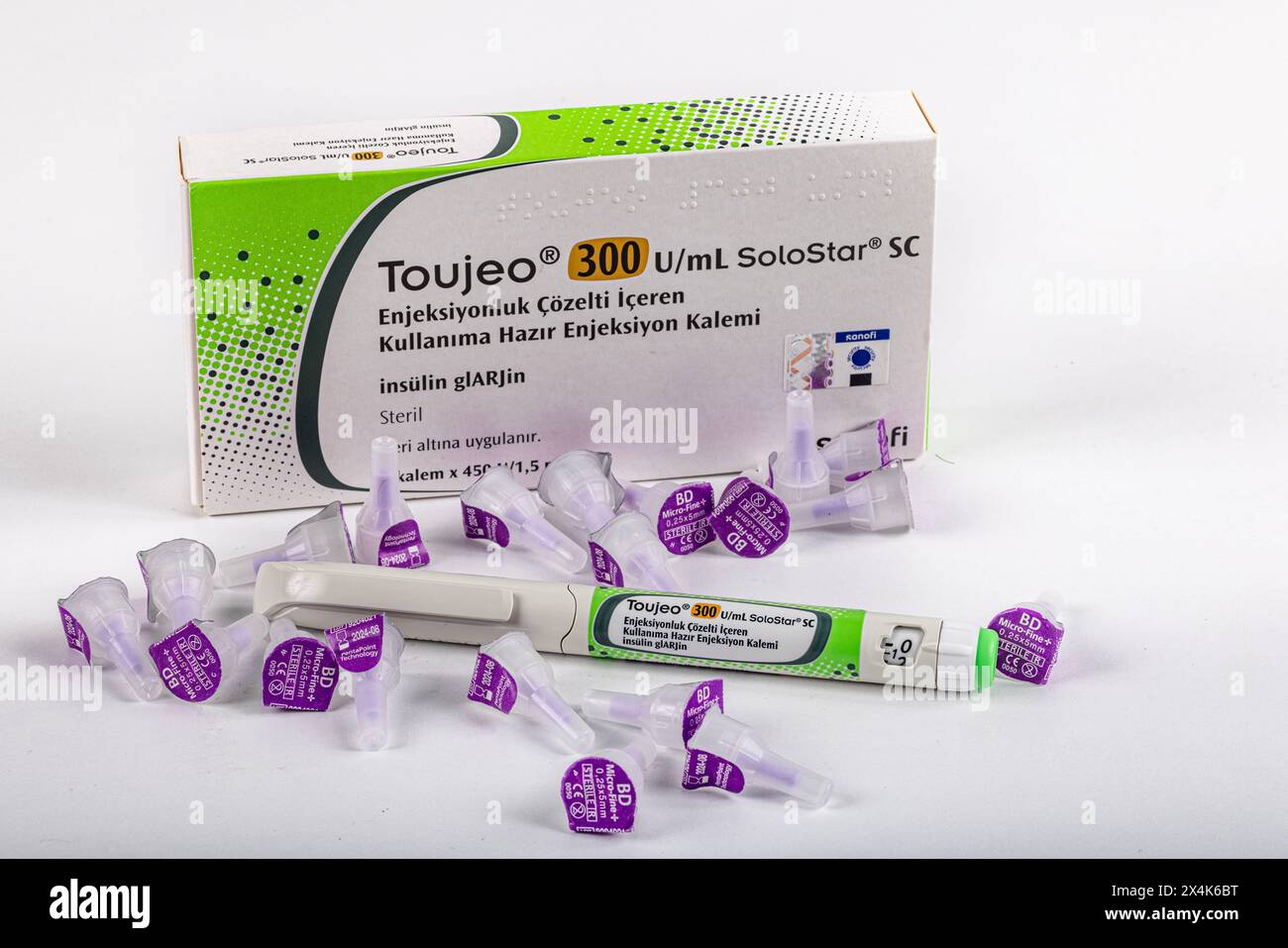 Istanbul Turkey 27 April 2024; Toujeo 300 U/mL SoloStar SC Ready-to-Use ...