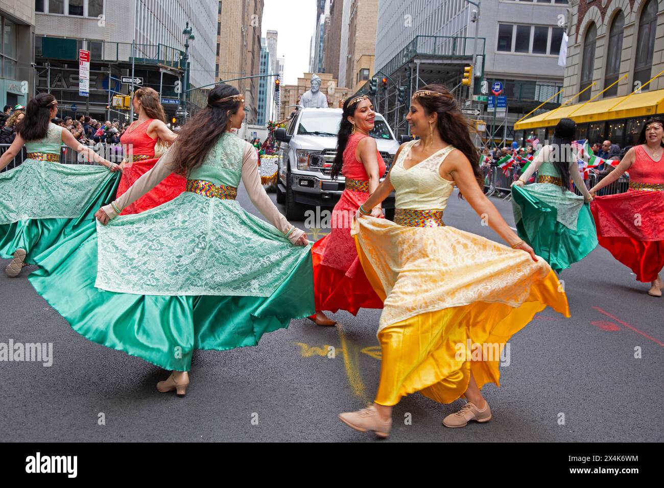 Dancers celebrate the 20th annual Persian Parade in 2024 on Madison ...