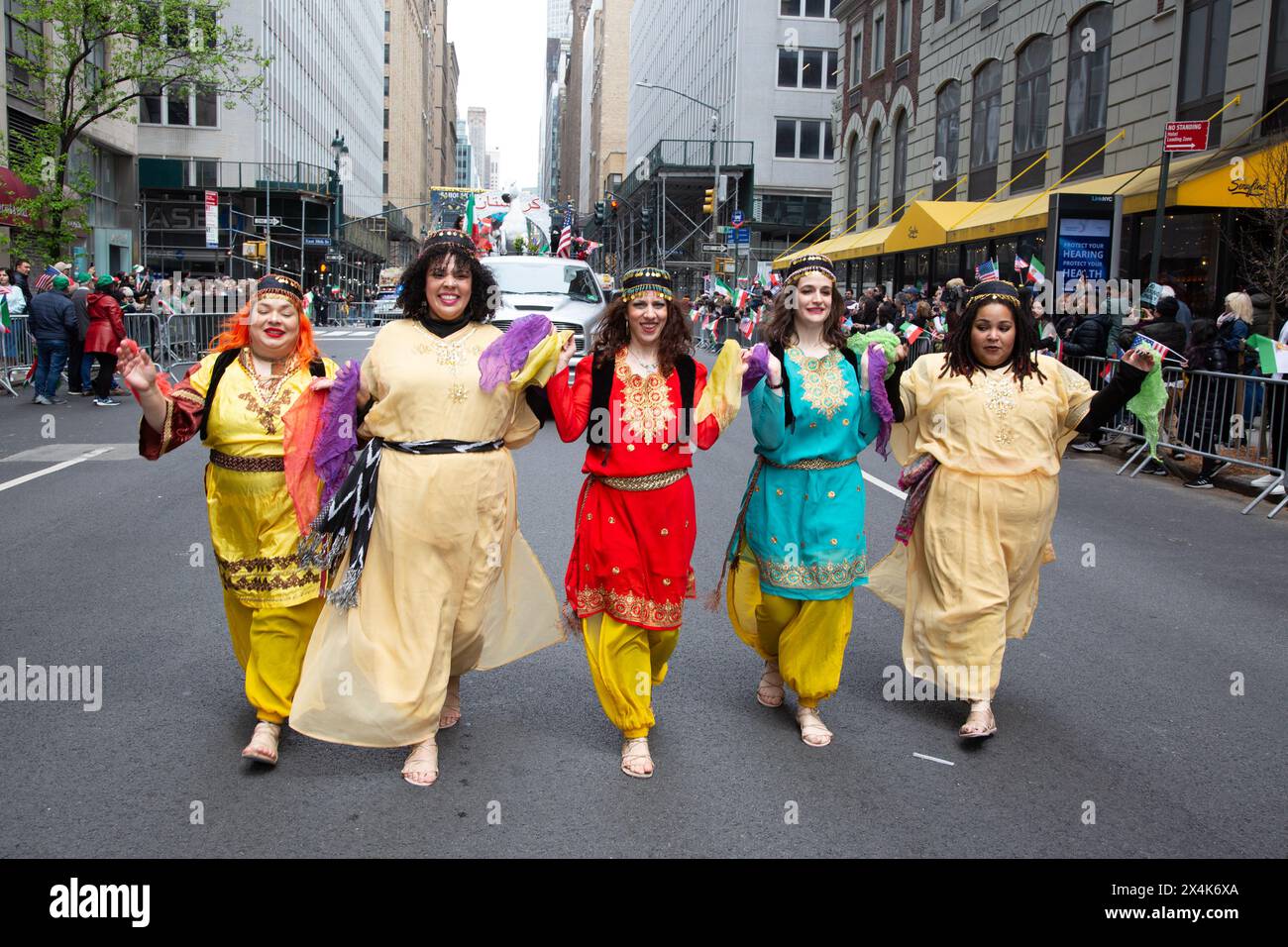 Dancers celebrate the 20th annual Persian Parade in 2024 on Madison ...