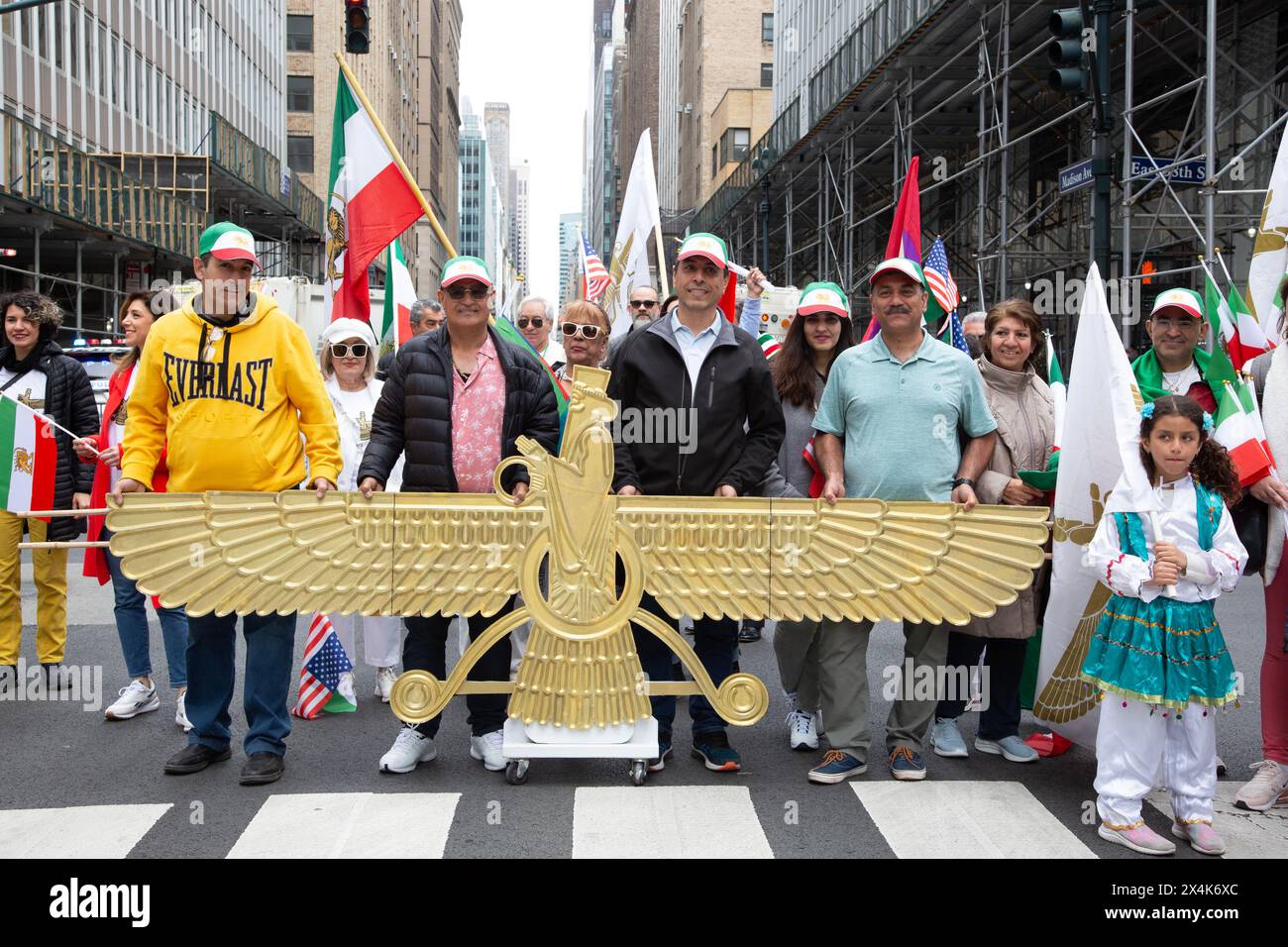 The 20th annual Persian Parade in 2024 on Madison Avenue in New York ...
