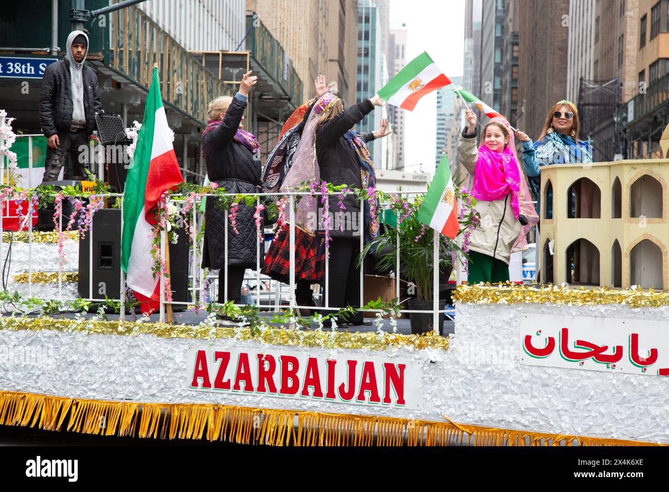 The 20th annual Persian Parade in 2024 on Madison Avenue in New York ...