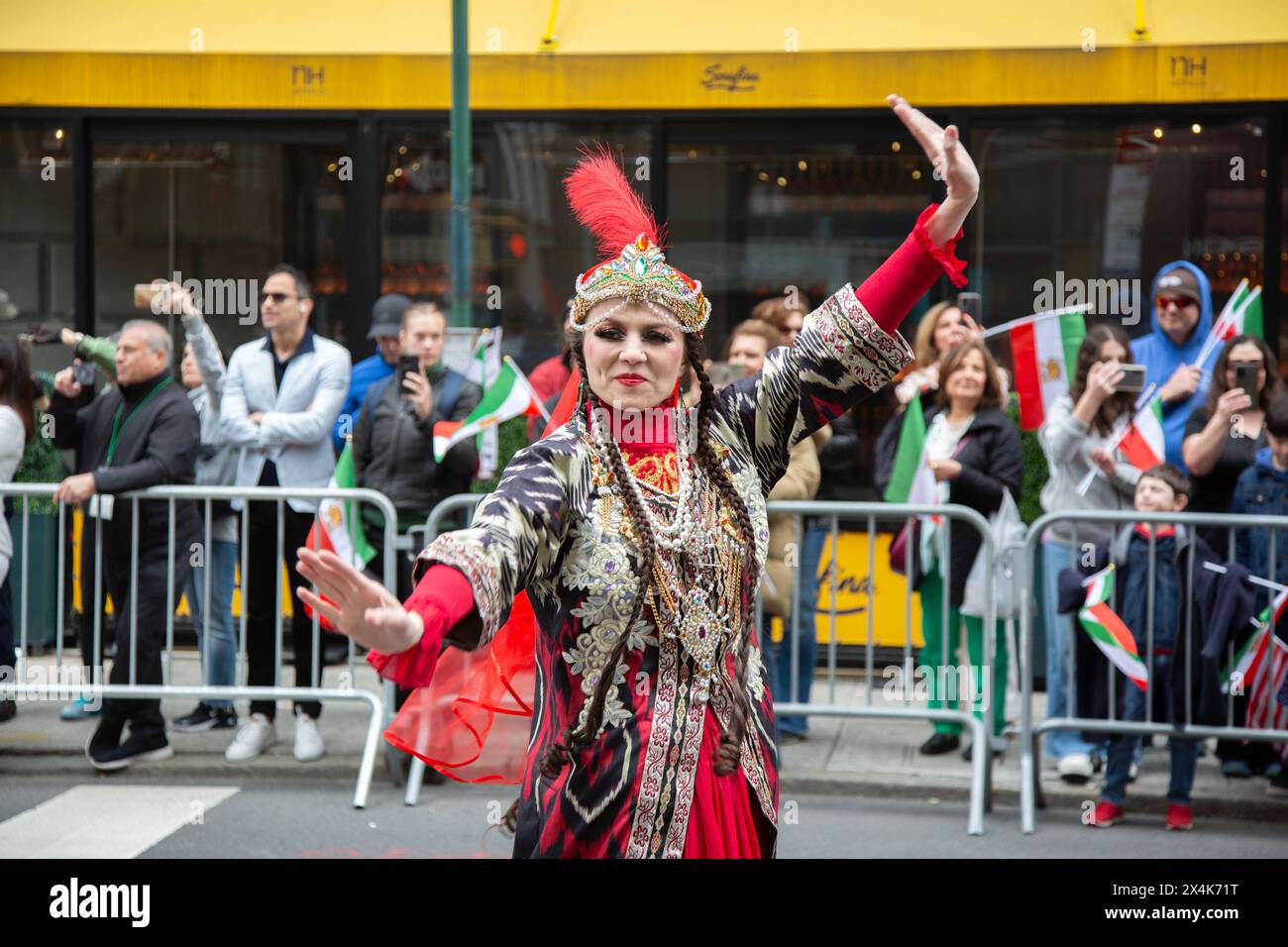 The 20th annual Persian Parade in 2024 on Madison Avenue in New York ...