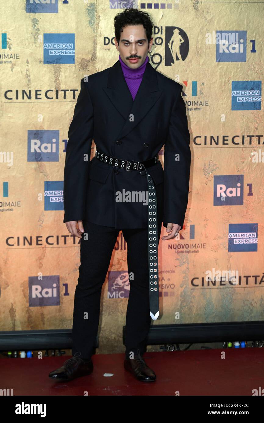 Rome, Italy. 03rd May, 2024. Singer Alessandro Mahmoud alias Mahmood ...