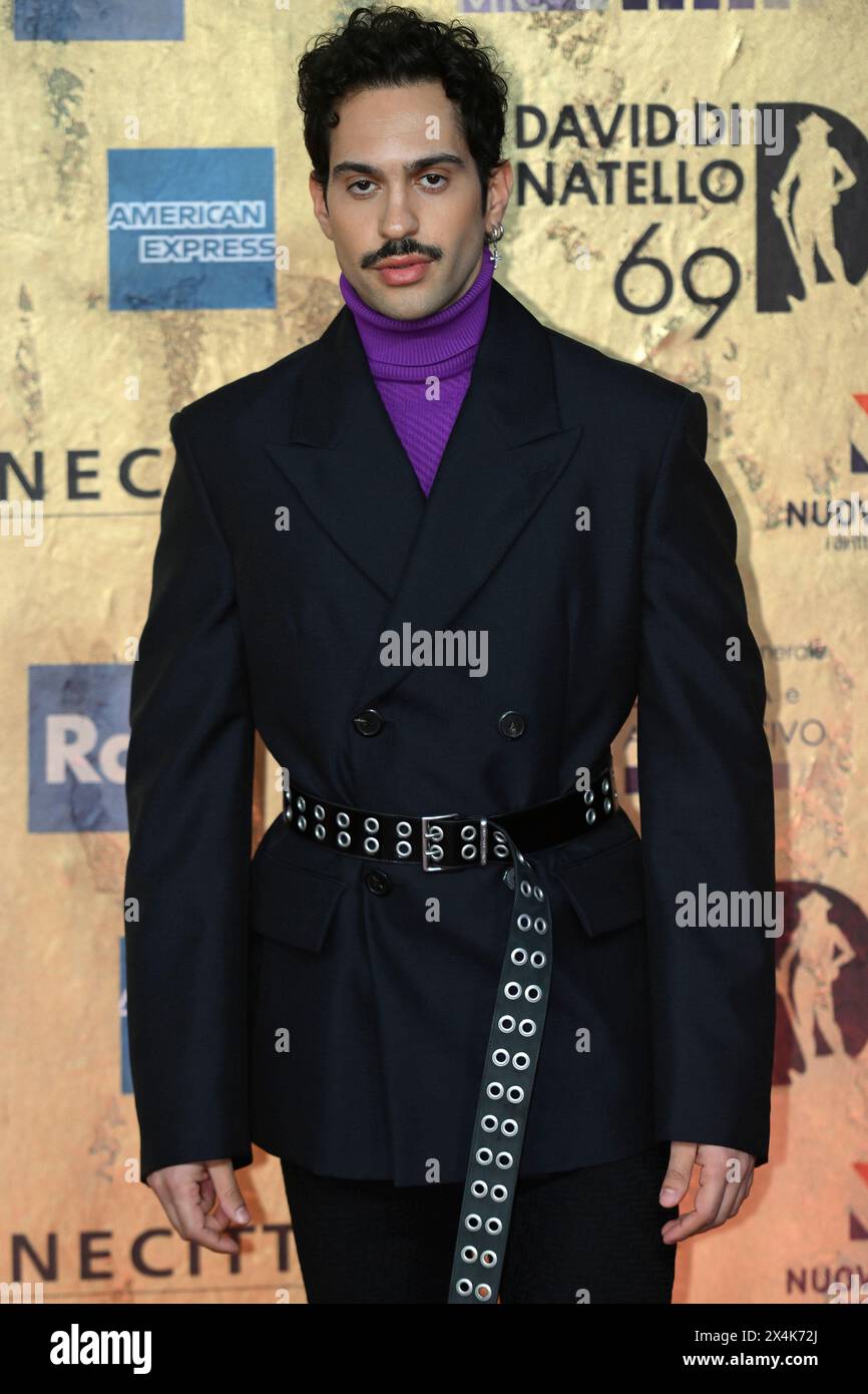 Rome, Italy. 03rd May, 2024. Singer Alessandro Mahmoud alias Mahmood ...