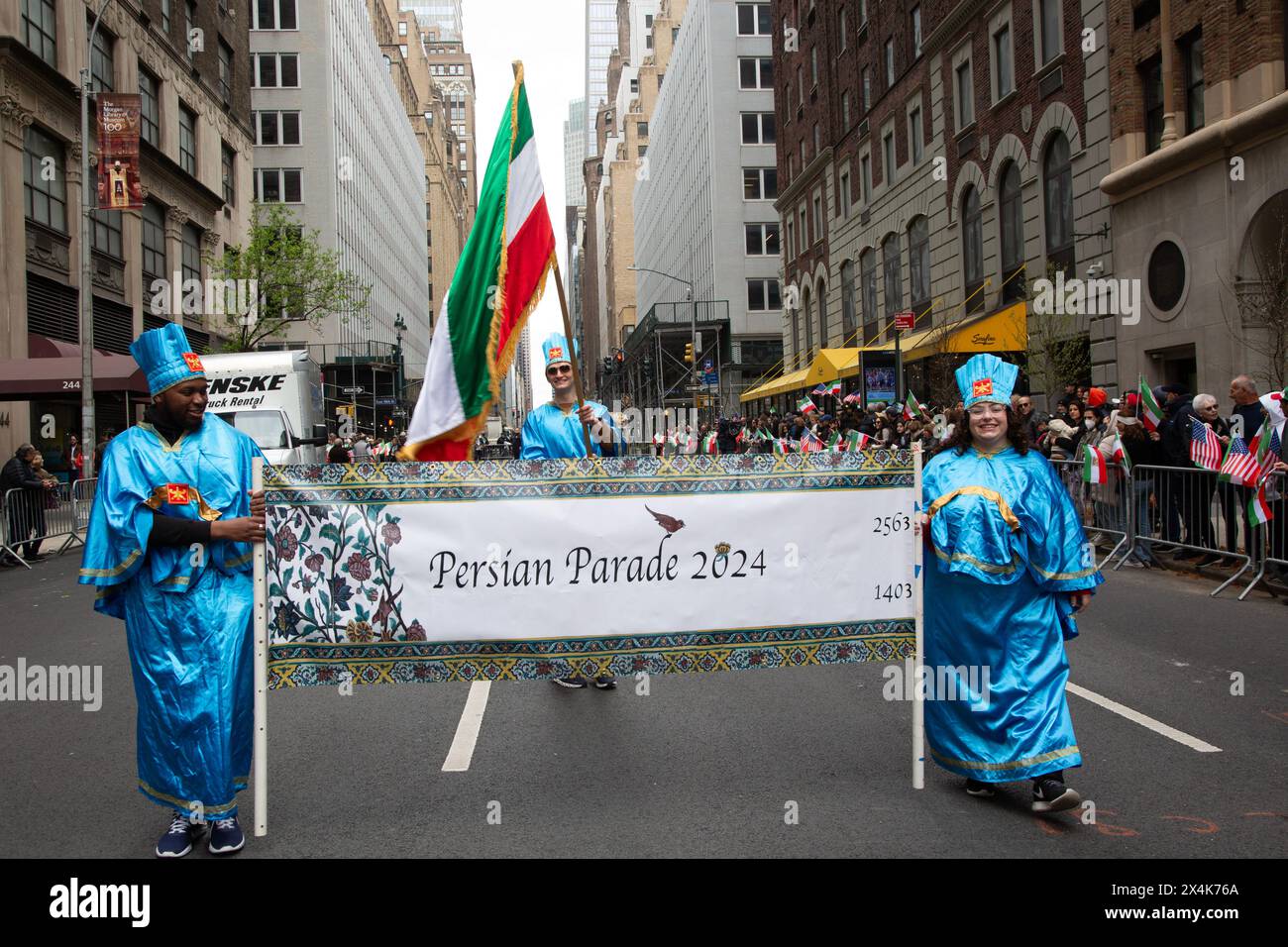 The 20th annual Persian Parade in 2024 on Madison Avenue in New York ...