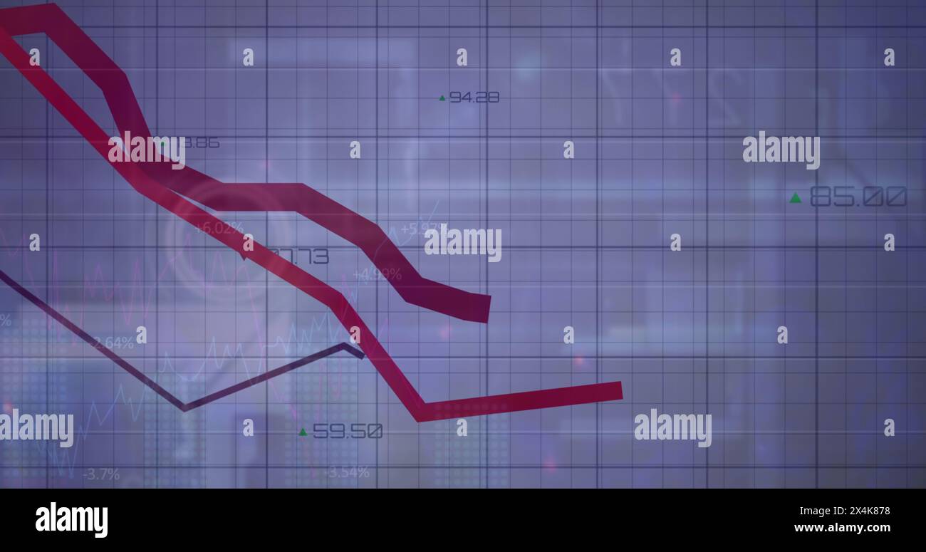 Animation changing numbers grid pattern hi-res stock photography and images - Alamy