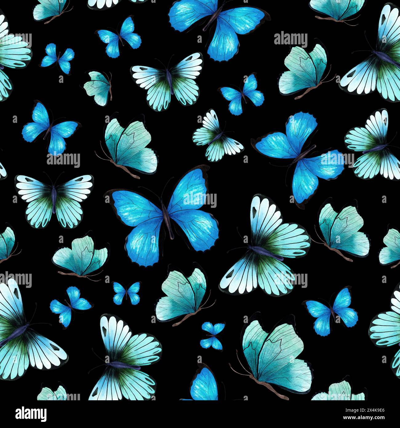 Butterfly, seamless pattern, decoration, butterflies, illustration ...