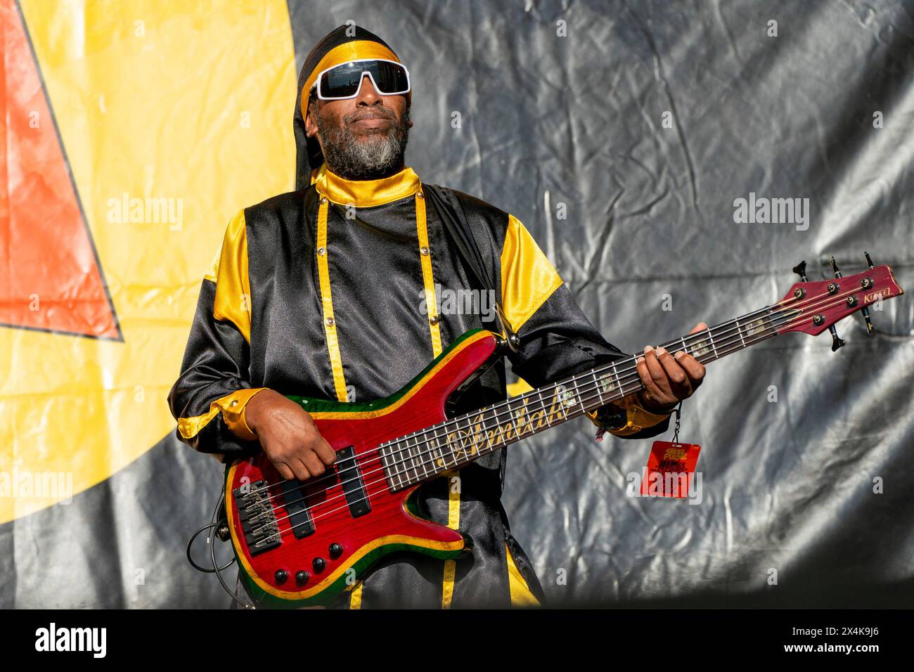 Amlak Tafari of Steel Pulse performs during the New Orleans Jazz ...