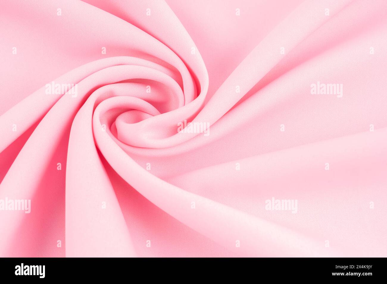 Soft pink fabric texture background, detail of silk or linen pattern ...