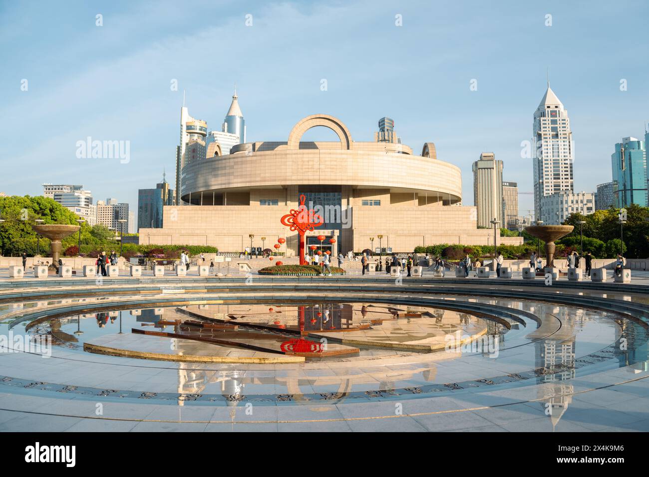 Shanghai, China - April 18, 2024 : Shanghai Museum and People's Square ...