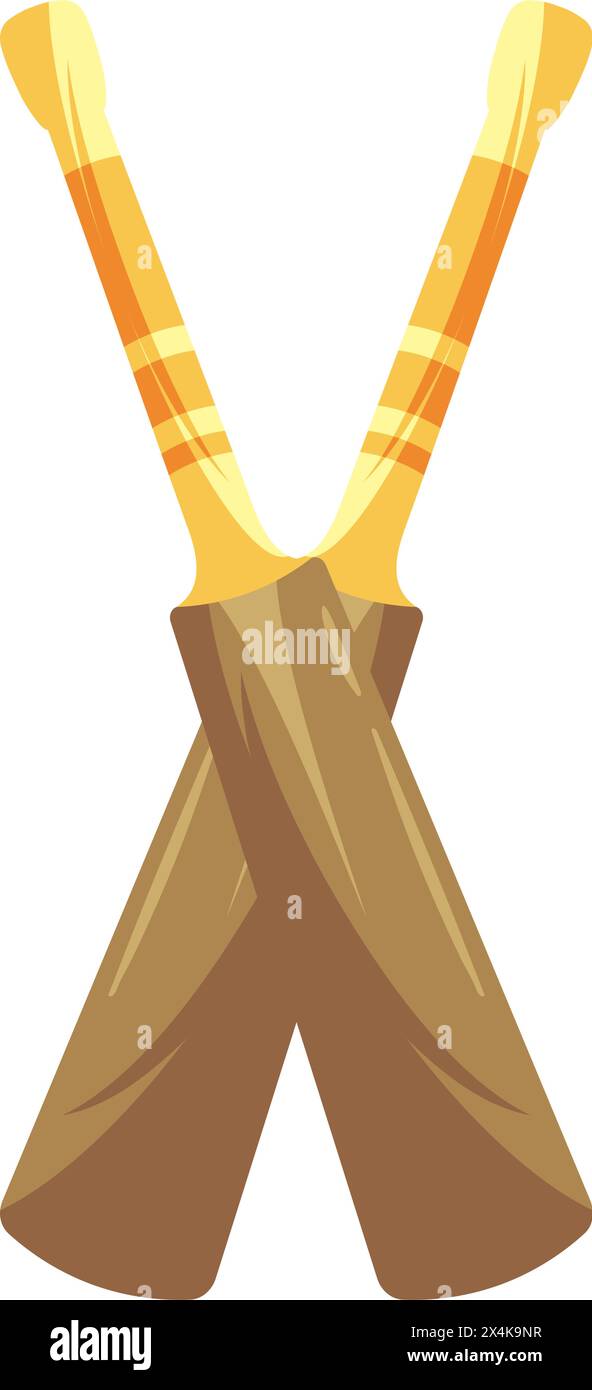 cricket bat equipment Stock Vector Image & Art - Alamy