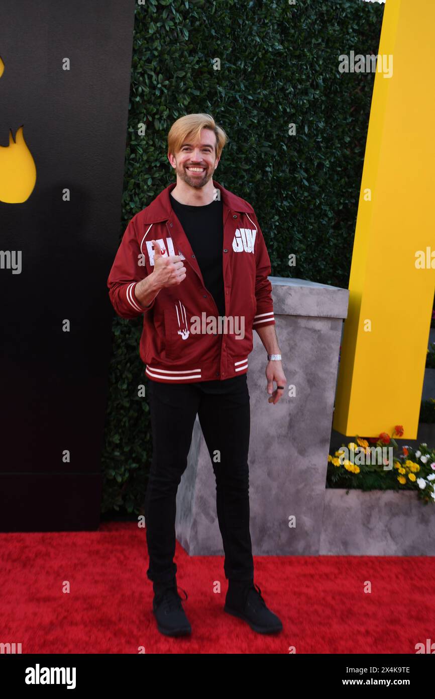 Los Angeles, California, USA 30th April 2024 Stuntman Justin Eaton ...