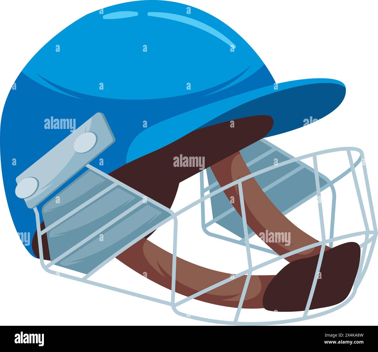 cricket helmet uniform Stock Vector Image & Art - Alamy