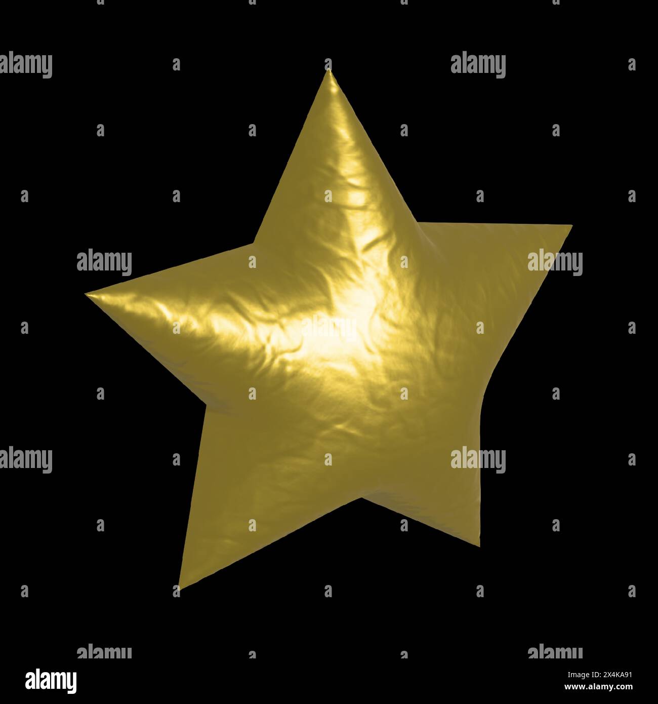 3D model gold star vector illustration Stock Vector Image & Art - Alamy