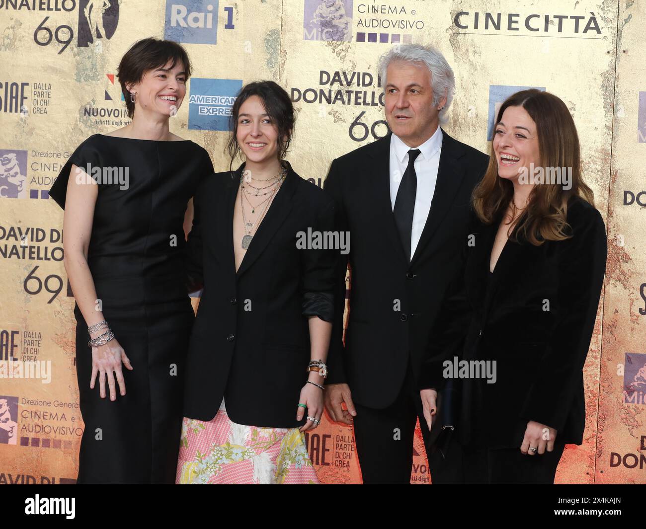 Rome, Italy. 03rd May, 2024. Rome, 69 David di Donatello ceremony - red ...